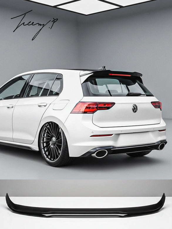 VW Golf 8 Pro/R-line (2021+) Style 2 Gloss Black Rear Spoiler – TREEN ...